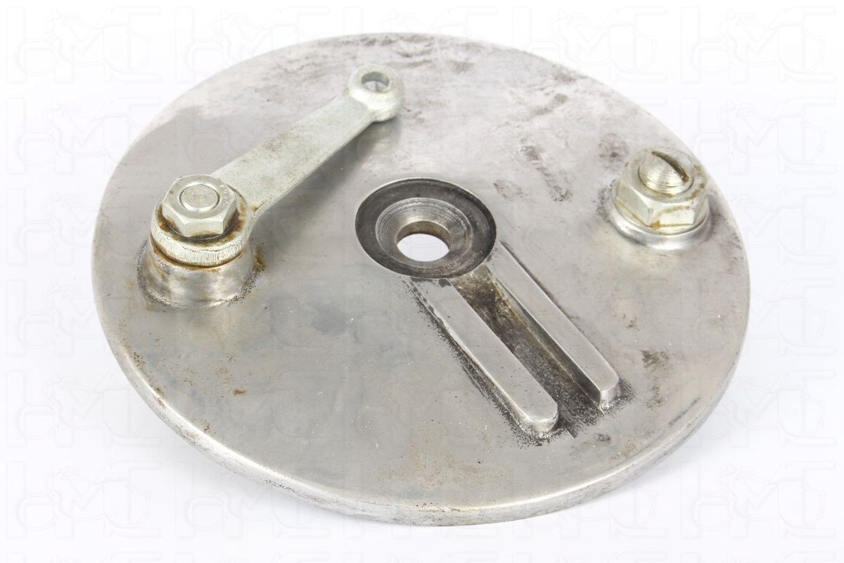 FRONT BRAKE PLATE, SINGLE LEAD