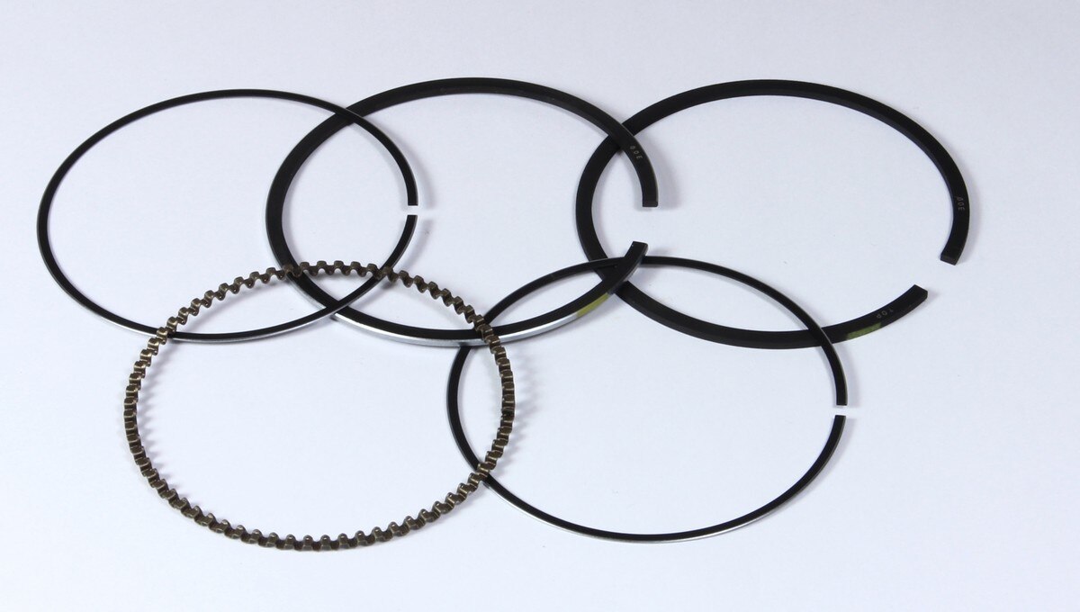 PISTON RING SET, 350cc (Later type with narrow 3 piece oil ring)