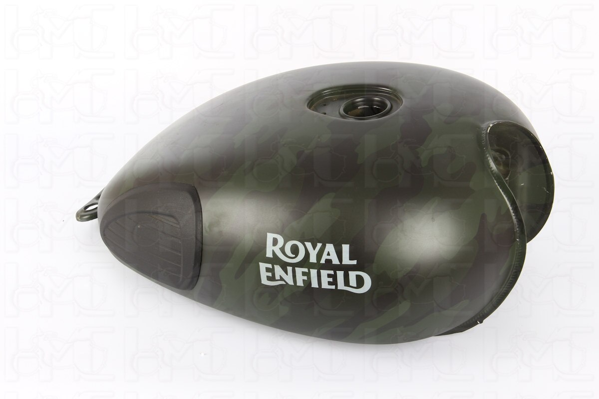 PETROL TANK WITH STICKER, BATTLE GREEN, HP, 2014-2016 Euro-3