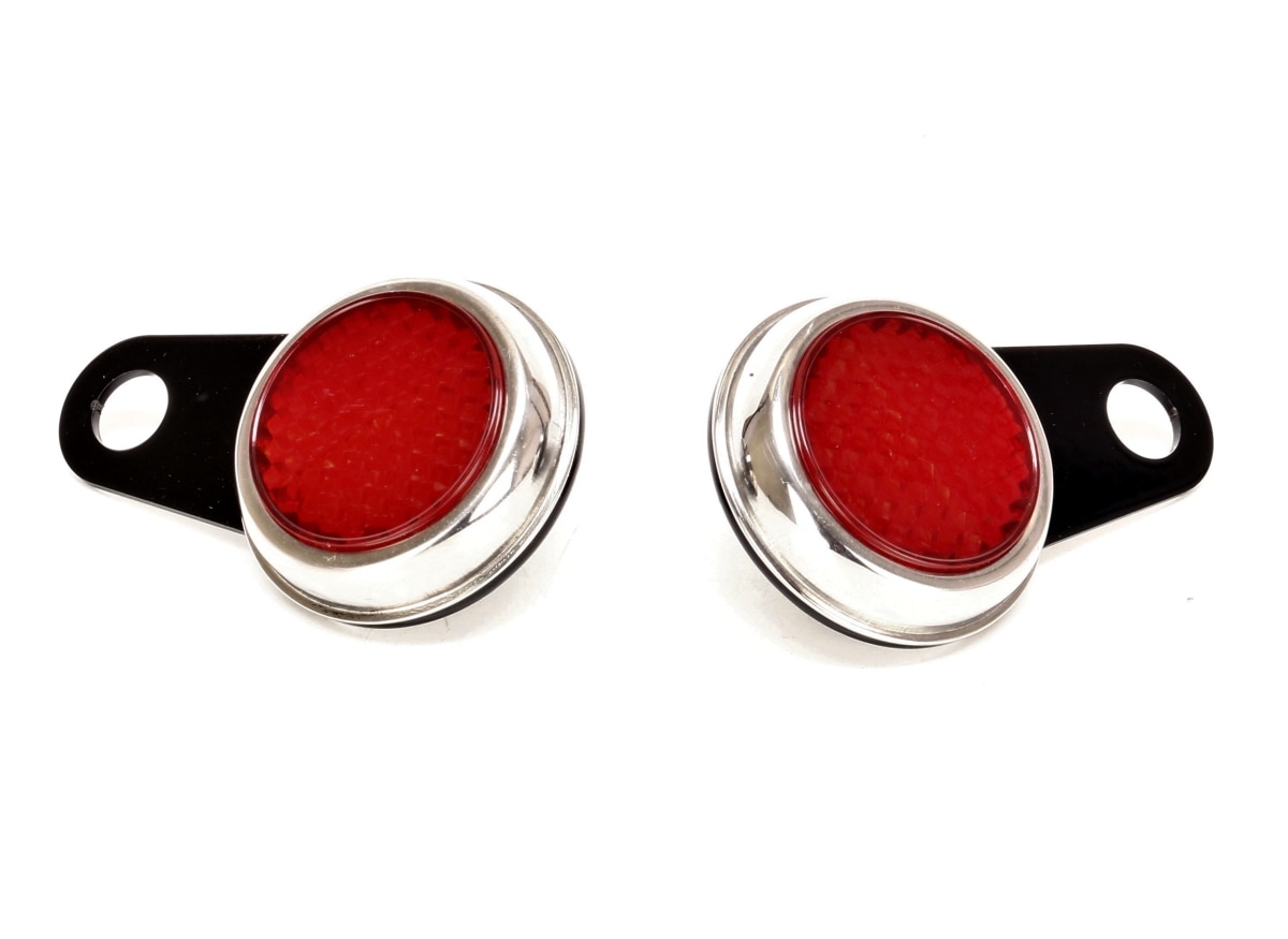 REAR REFLECTOR KIT For 60's style number plate and light assembly