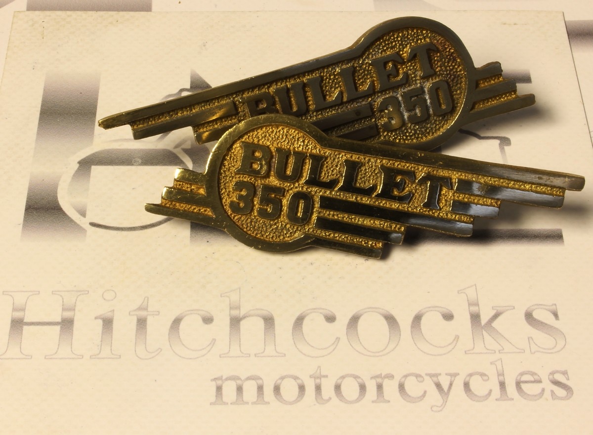 TOOLBOX BADGE, ''BULLET 350'' (Pair)
