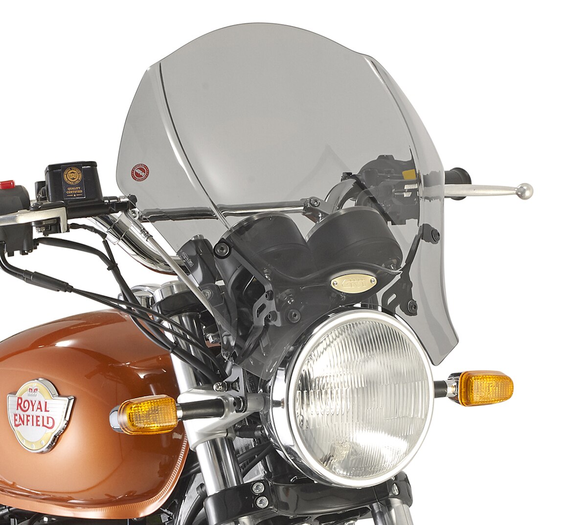 WINDSHIELD WITH FIXINGS, GIVI, CONTINENTAL GT + 650 INTERECPTOR