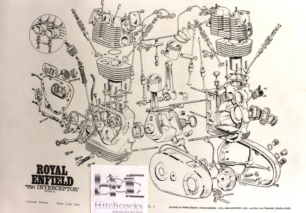SII ENGINE EXPLODED VIEW, A3