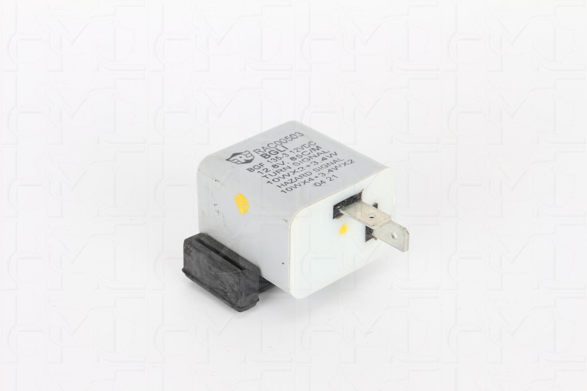 FLASHER RELAY UNIT, 2 PIN, for 12v 10w indicator bulbs