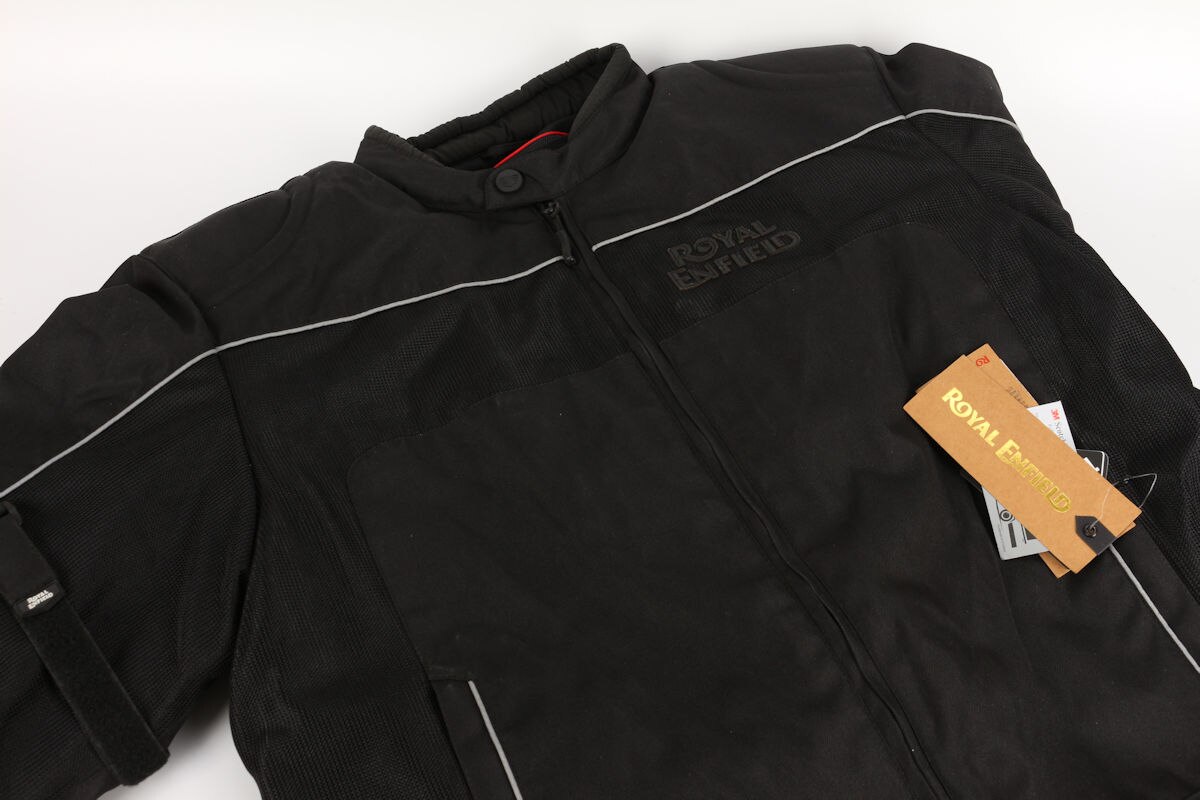 TEXTILE RIDING JACKET, BLACK XXL