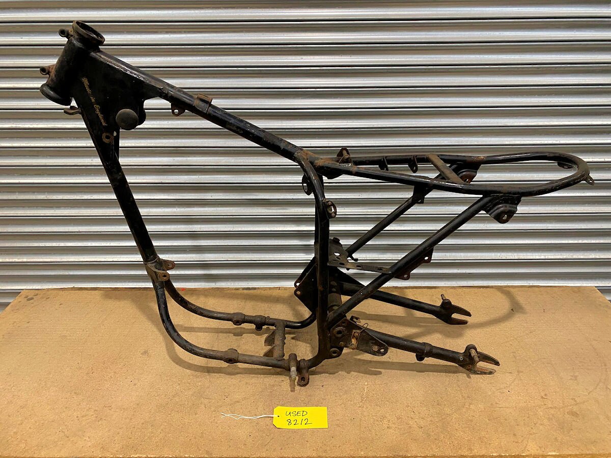 **USED** FRAME AND SWING ARM BSA B25 STARFIRE 1969 FRAME NUMBER: NC7190 ...