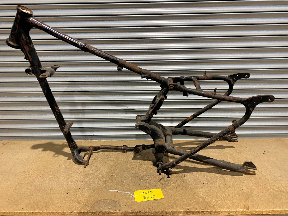 **USED** FRAME AND SWINGING ARM AJS MATCHLESS 1955 FRAME NUMBER: A30709 ...