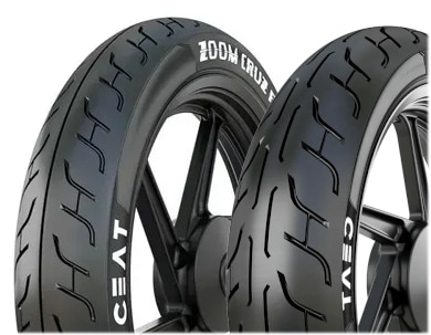 TYRE, CEAT ZOOM CRUZ, FRONT 100/90 x 18 (RAJ00057)